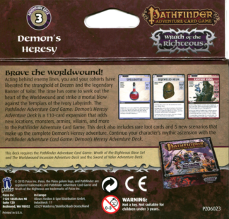 Demon’s Heresy (Pathfinder ACG Wrath of the Righteous Adv Deck 3 ...