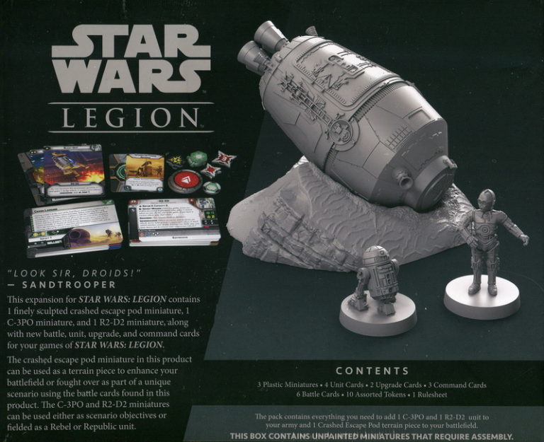 Crashed Escape Pod (Star Wars: Legion Battlefield Expansion) | Simtasia