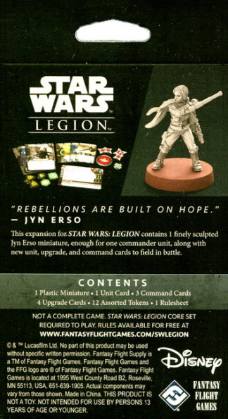 Jyn Erso Commander Expansion (Star Wars: Legion Unit Expansion) | Simtasia