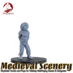 NPC: Little boy - Medieval Scenery (3D print, resin) | Simtasia