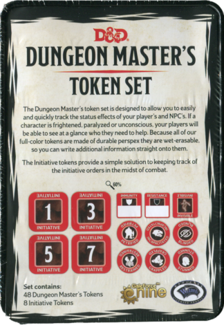 D&D 5th Dungeon Master’s Token Set (48 Tokens & 8 Initiative Tokens ...