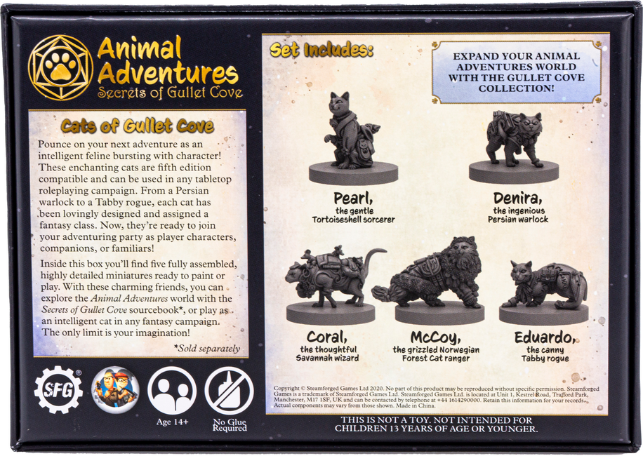 Cats of Gullet Cove (Animal Adventures RPG) | Simtasia