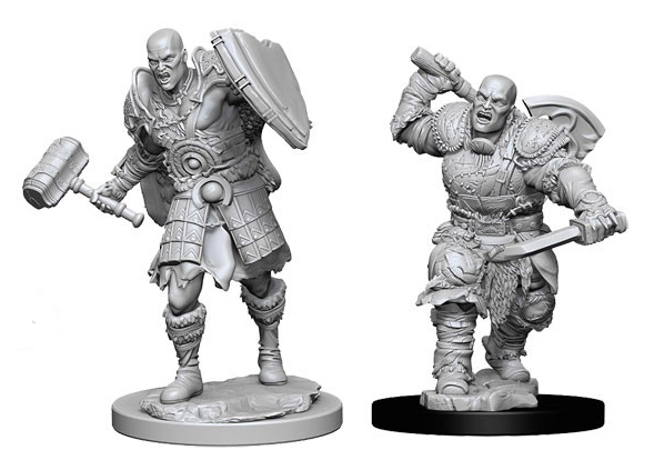 Male Goliath Fighter (D&D Nolzur’s Marvelous Miniatures)(2) | Simtasia