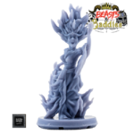 Banshee (Beasts & Baddies 3D print, resin) | Simtasia