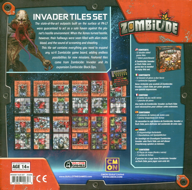 Zombicide: Invader Tiles Set | Simtasia