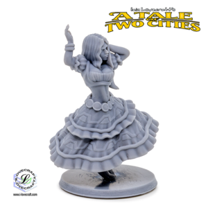 Zingaran Dancer 03 (A Tale of Two Cities 3D print, resin) | Simtasia