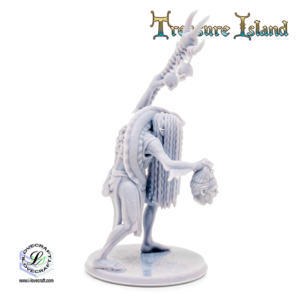 Sea Hag (Treasure Island 3D print, resin) | Simtasia