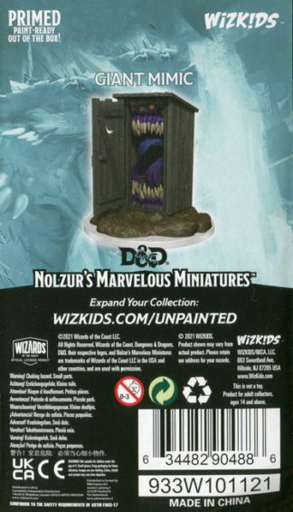 Giant Mimic (D&D Nolzur’s Marvelous Miniatures)(1) | Simtasia