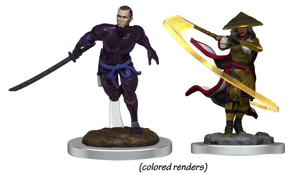 Kaito Shizuki & The Wanderer (Magic the Gathering Minis)(2) | Simtasia