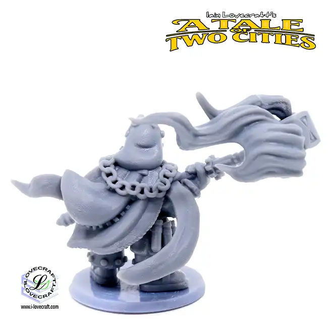 Dwarf Plague Doctor (A Tale of Two Cities 3D print, resin) | Simtasia