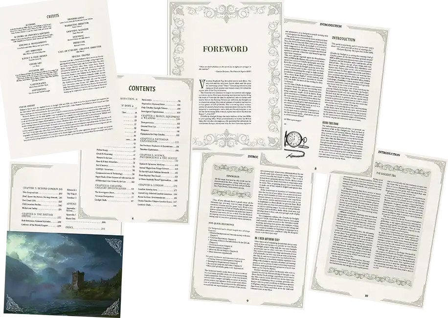 Cthulhu by Gaslight: Investigator’s Guide | Simtasia