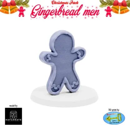 Gingerbread Man 4 (Christmas Pack, 3D print, resin) | Simtasia